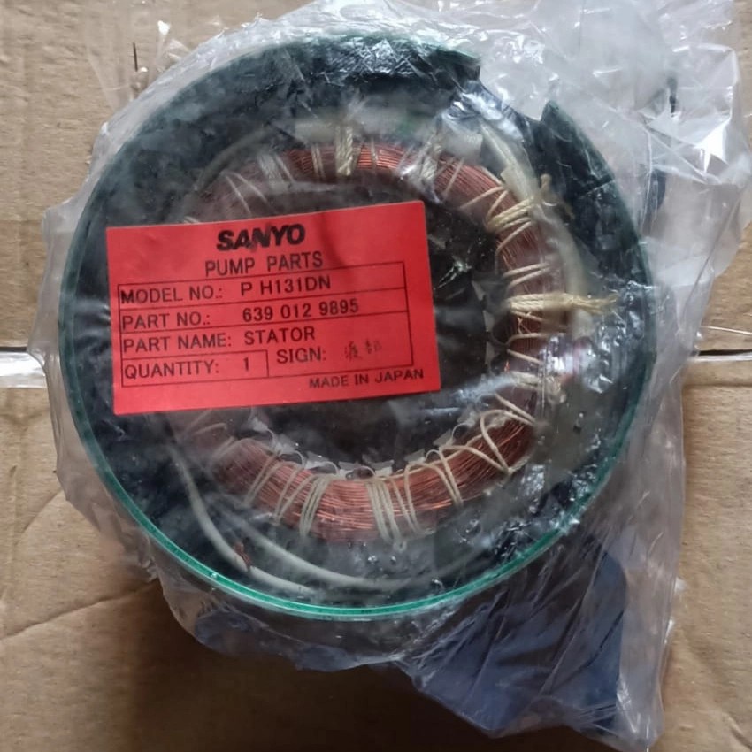 Jual Spare part Pompa Air Sanyo Motor Frame Complete / Stator PH-158 JP ...