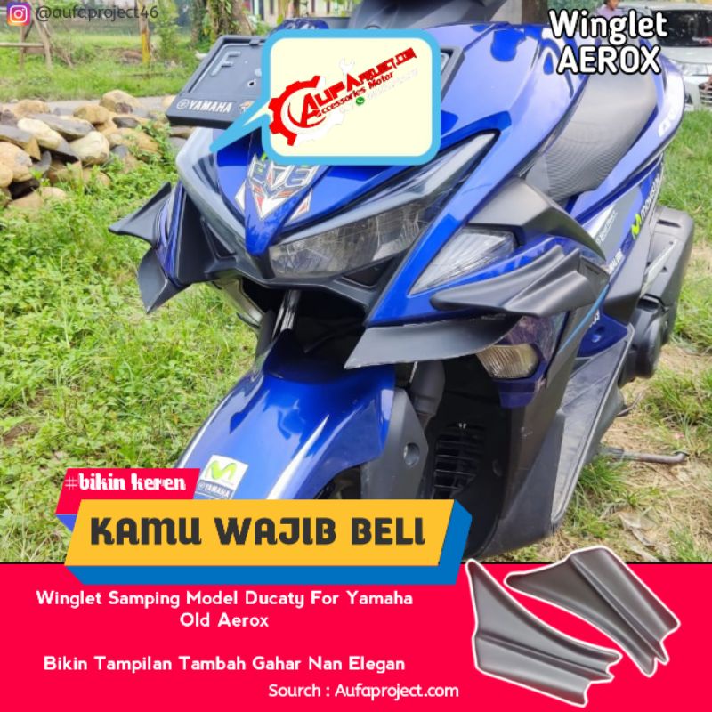Jual winglet Samping Yamaha Aerox V1 | Shopee Indonesia