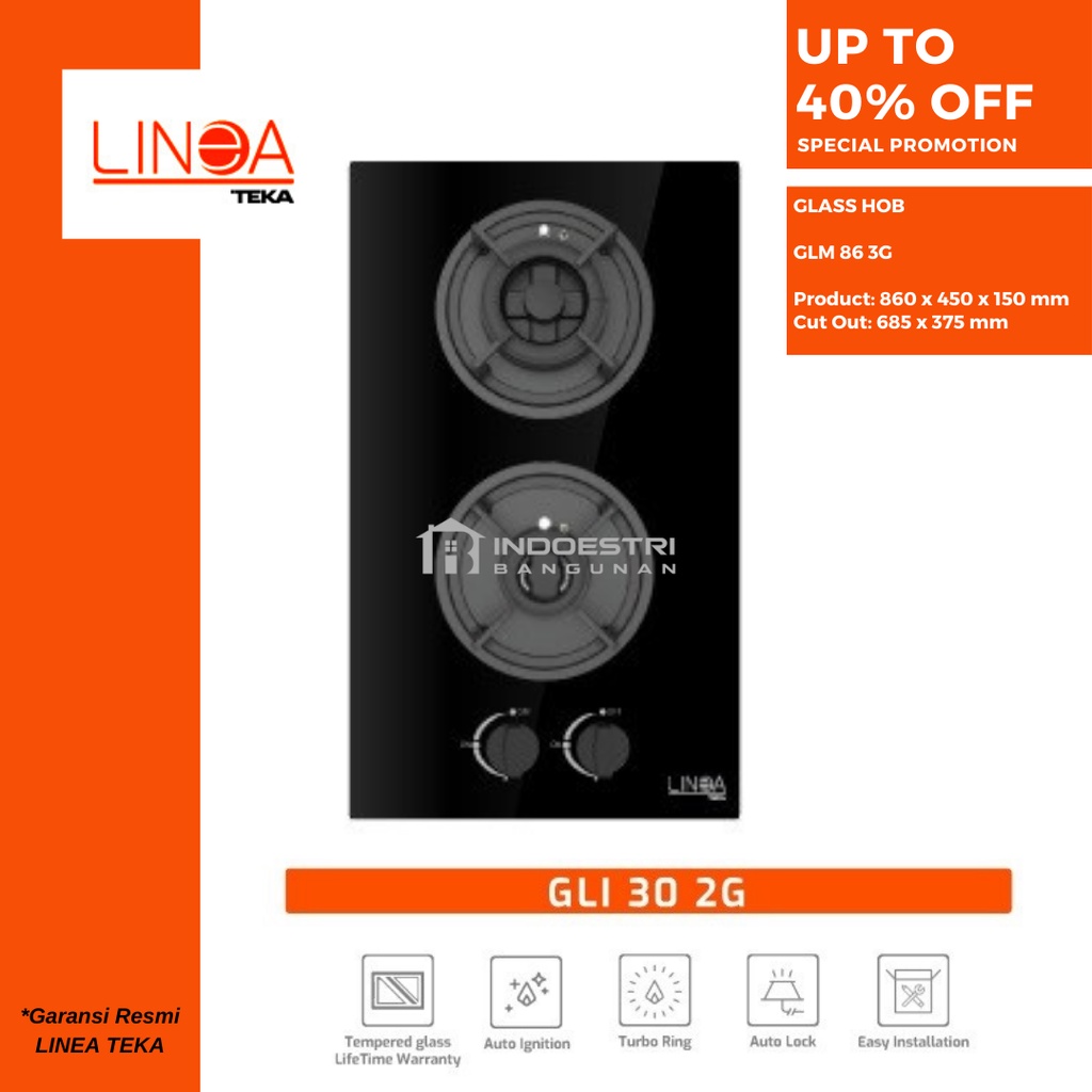 Jual Kompor Tanam 2 Tungku Teka Linea GLI 30 2G / Kompor Tanam Linea Teka | Shopee Indonesia