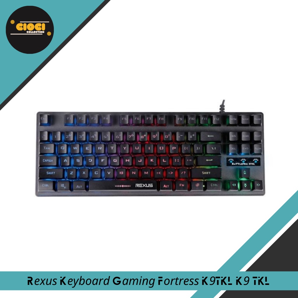 Jual Rexus Keyboard Gaming Fortress K9TKL K9 TKL | CIOCI Collection ...