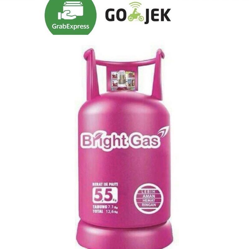 Jual (Tanyakan Stok) Tabung Gas BRIGHT GAS 5.5 Kg (Kosong+Isi) SEGEL ...