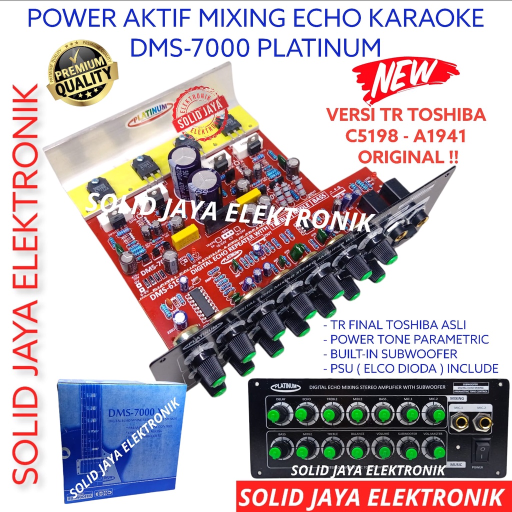 Jual KIT POWER SPEAKER AKTIF STEREO DMS 7000 PLS 2 TINGKAT MIXING ...