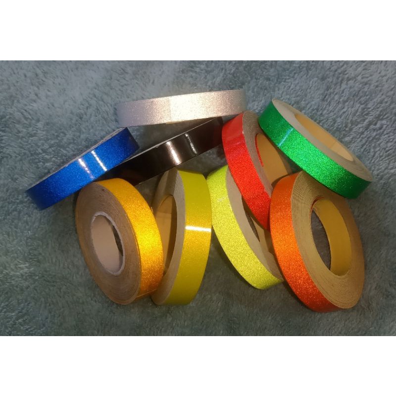 Jual STIKER List roll velg 1cm Reflektif Scotlite NYALA panjang 5 meter ...