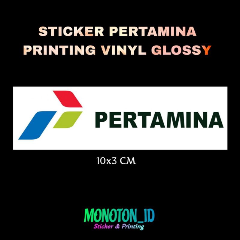 Jual Sticker Pertamina - Printing Vinyl Glossy | Shopee Indonesia