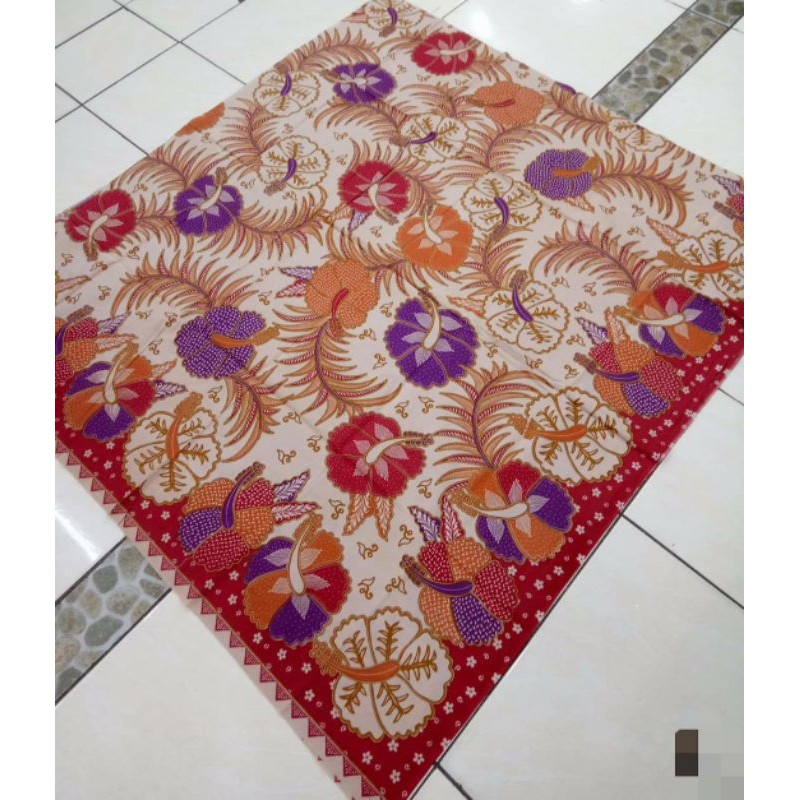 Jual kain batik solo motif tanaman paku | Shopee Indonesia