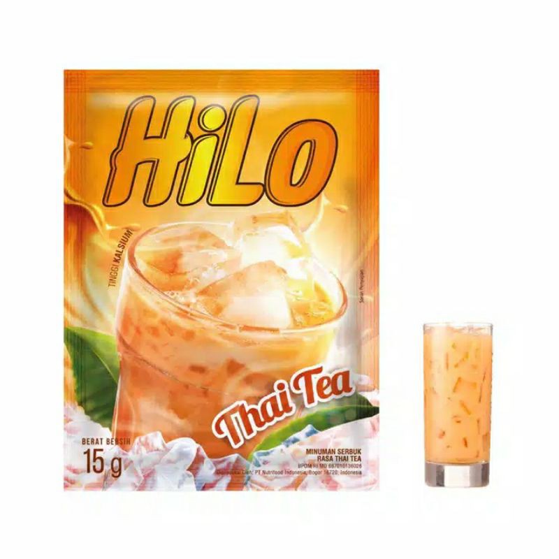 Jual hilo thai tea teh tarik 10's x 15gr minuman segar | Shopee Indonesia
