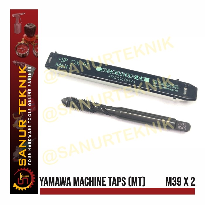Jual YAMAWA Machine Taps MT / Tap Mesin HSS PO M39x2 / M39 x 2 | Shopee ...