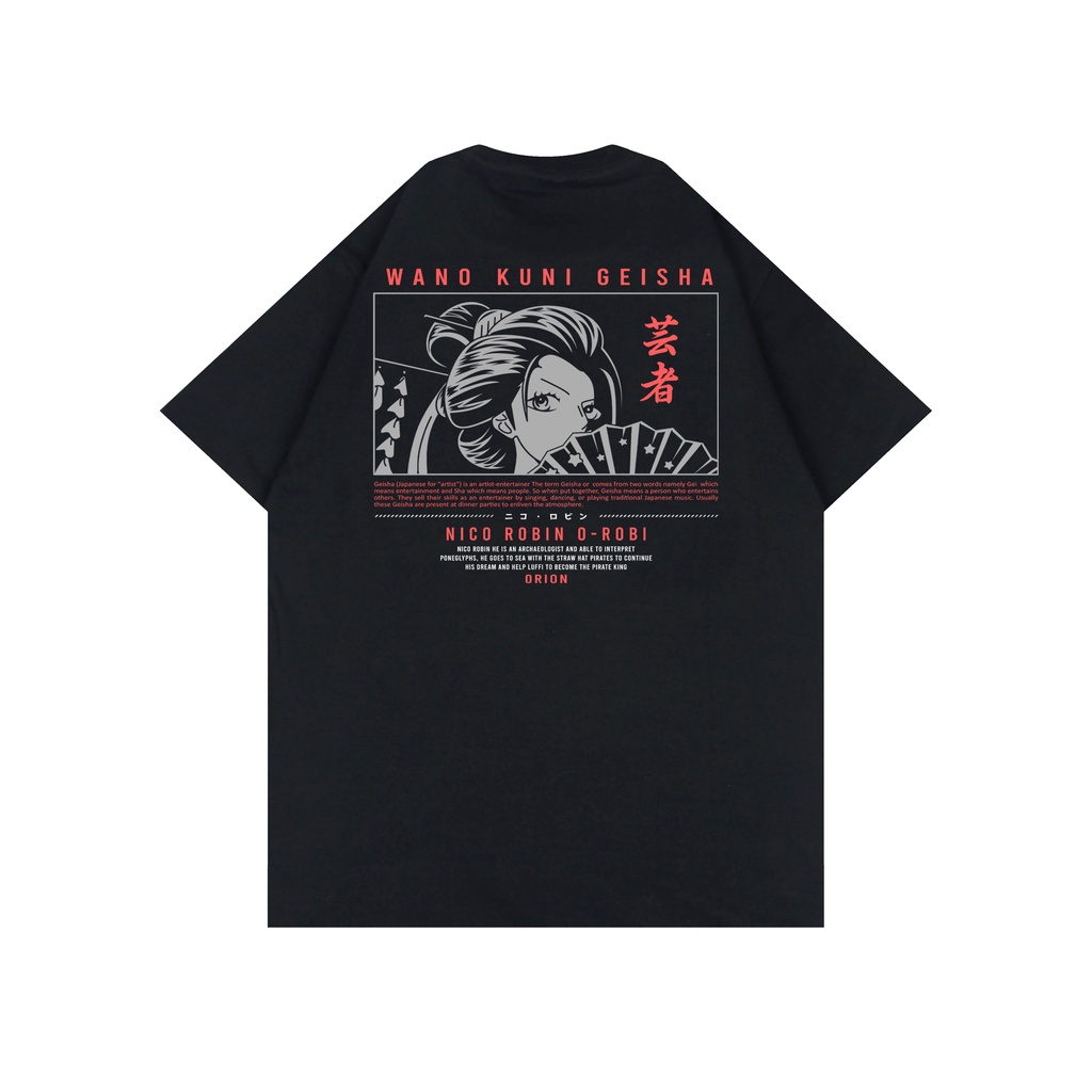 Jual Orion Kaos Geisha Nico Robin - Anime Manga One piece | Shopee ...