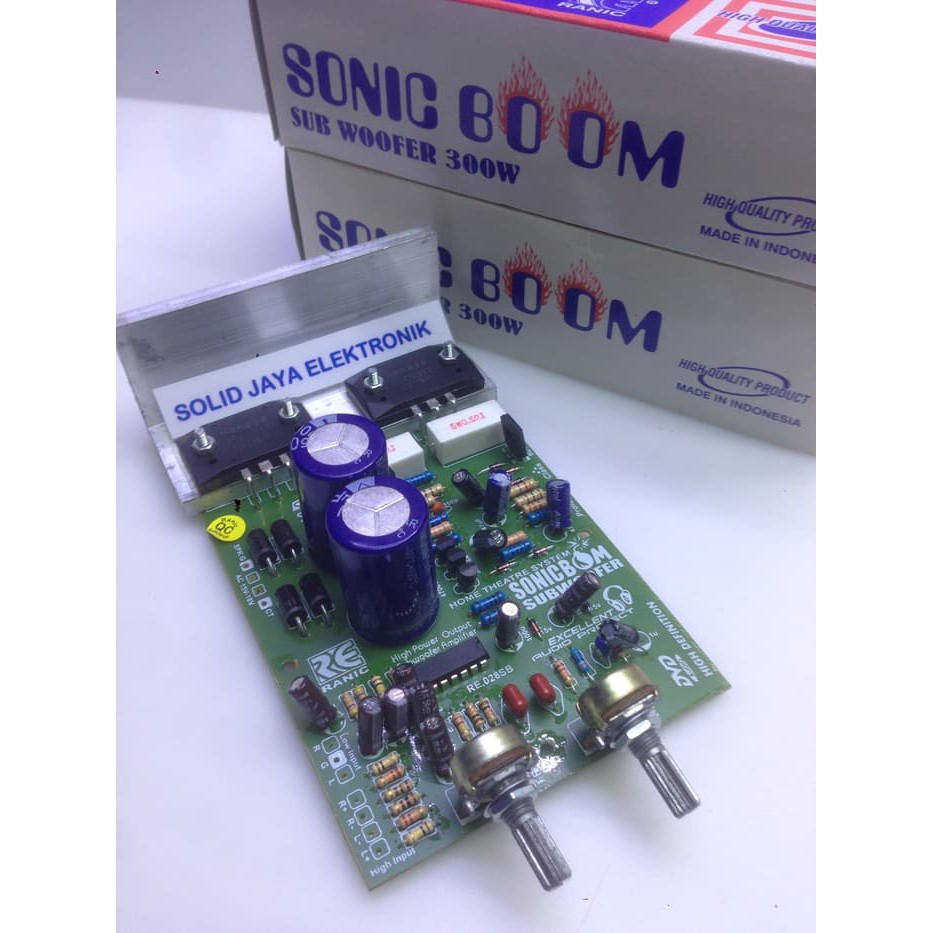 Jual KIT POWER SUBWOOFER SONIC BOOM 300W SUB 300 WATT W PLUS PSU RANIC ...