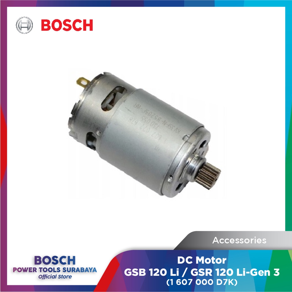 Jual DC Motor Bosch GSB 120 Li / GSR 120 Li-Gen 3 | Shopee Indonesia
