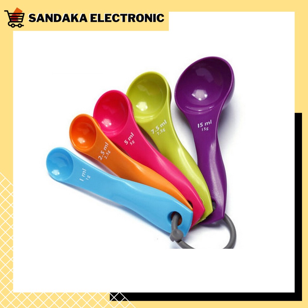 Jual Sendok Takar / Measuring Spoon (1 Set 5 Sendok) | Shopee Indonesia