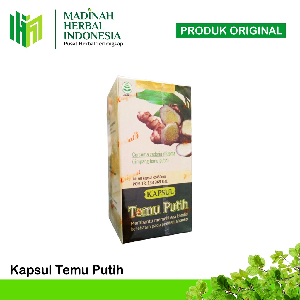 Jual Kapsul Temu Putih Tazakka - Kunyit Putih - Anti Cancer, Tumor ...