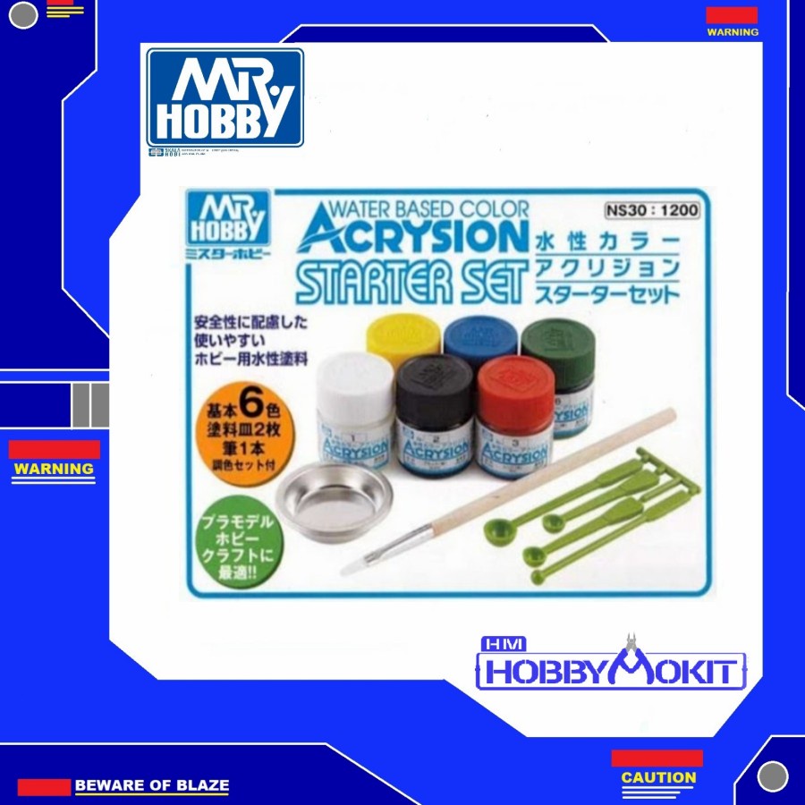 Jual NS-30 ACRYSION STARTER SET - ACRYSION - MR HOBBY GSI CREOS | Shopee Indonesia