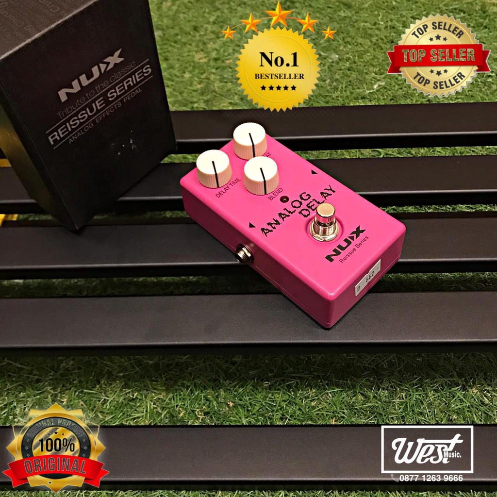 Jual Nux Analog Delay Reissue Series Delay Pedal Effect | Shopee Indonesia