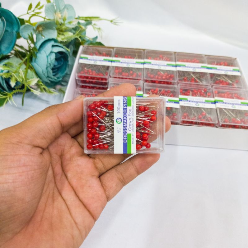 Jual Jarum Pentul isi 80 - 100pcs Jarum Pentul Bok mika Pentul Mutiara ...