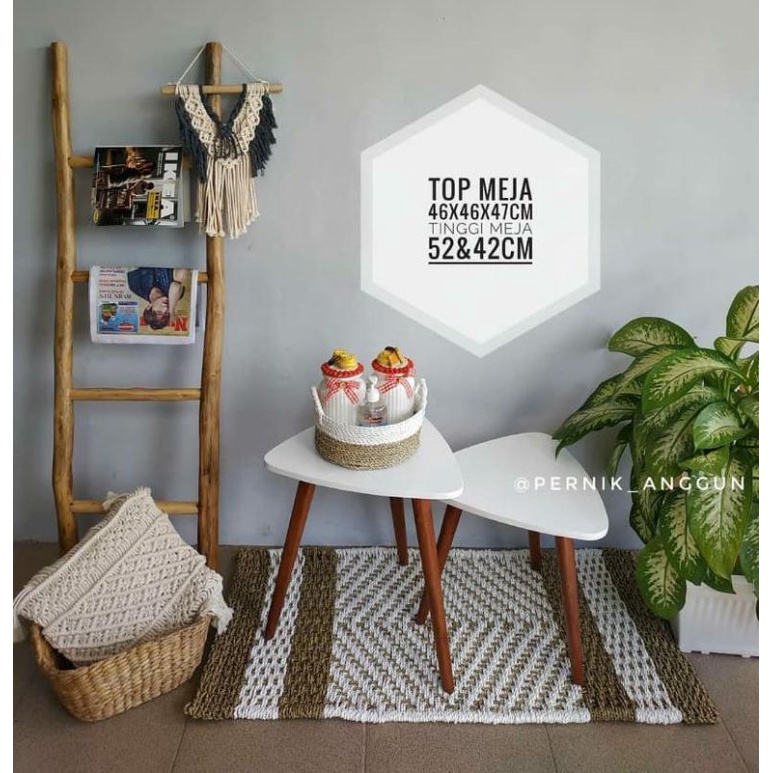 Jual Set meja mdf segitiga | Shopee Indonesia