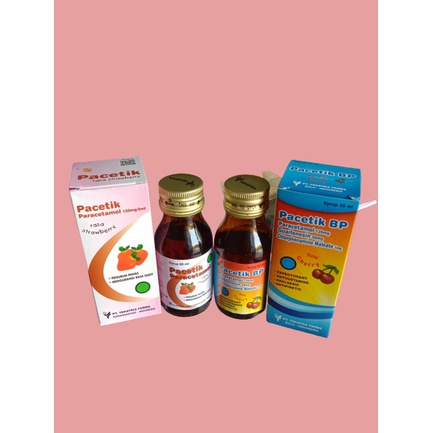 Jual PACETIK SYRUP 60ML RASA STRAWBERRY DAN PACETIK BP SYRUP 60ML RASA ...