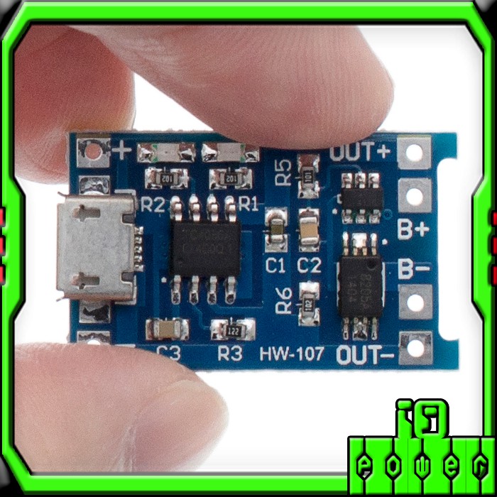 Jual BATTERY CHARGING Charger MODULE 5V 1A micro USB 18650 Lithium ...