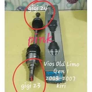 Jual Drive Shaft Cv Joint Assy As Roda Komplit Toyota Limo Vios Old Gen 1 2003-2007 Kiri ...