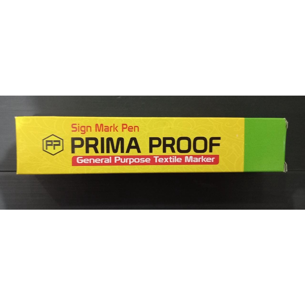 Jual Sign Mark Pen Prima Proof KUNING 72 gr / Mark pen / Prima Proof ...