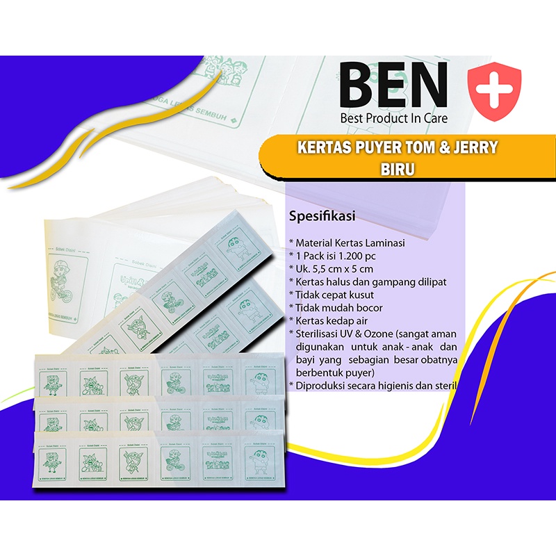 Jual Kertas Puyer Kartun Tom jerry Bahan Kertas Glasin | Shopee Indonesia