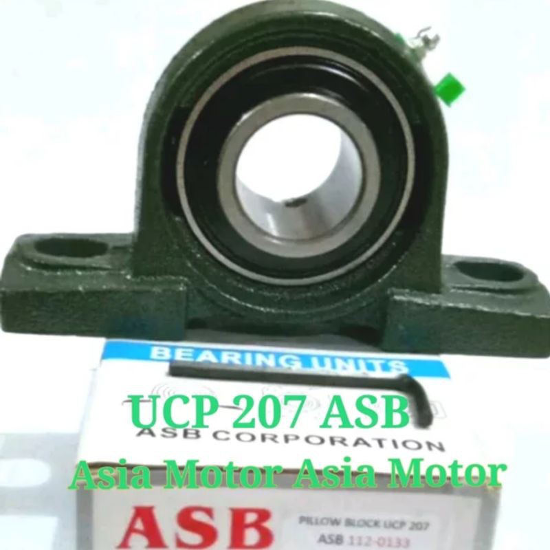 Jual Pillow Block Bearing UCP 207 35 mm ASB Pilow Blok UCP207 Ukuran Diameter Shaft 35mm ...