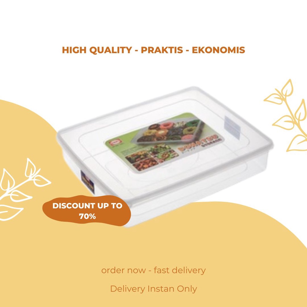 Jual KP - Shinpo Sealware SIP 306 Donatsu Storage Kotak Tempat Makanan ...