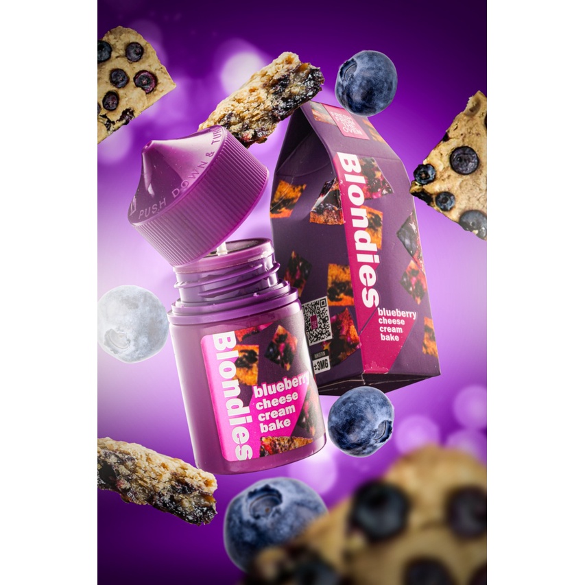 Jual V3 Blondies V3 Bake Cheese Cream Blueberry TERBARU 2022 60ML ...