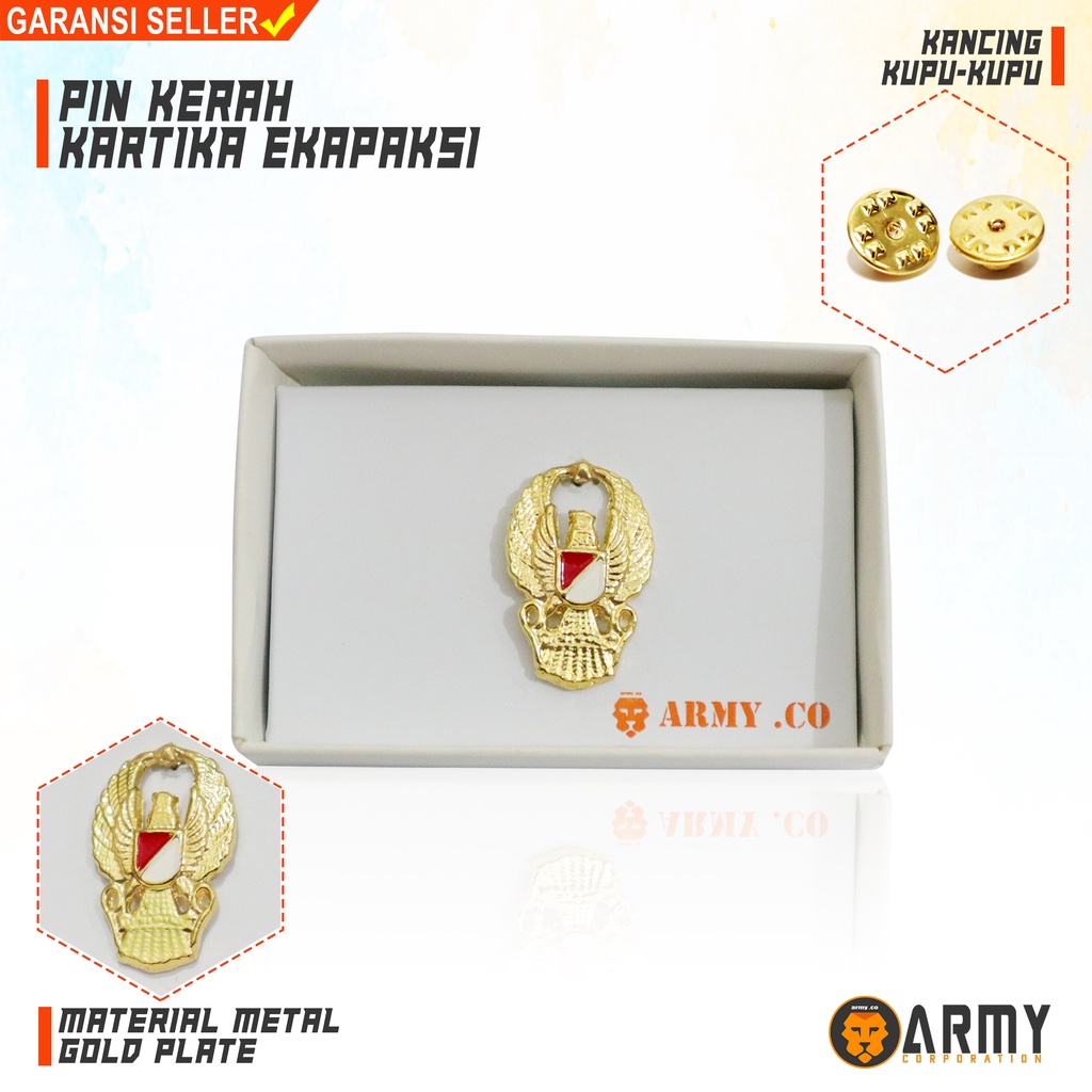 Jual Pin kerah Kartika Eka paksi / Brevet TNI Kartika Ekapaksi | Shopee ...