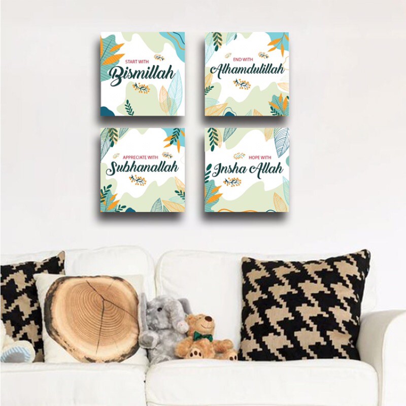 Jual poster islami|hiasan dinding|kado wedding | Shopee Indonesia