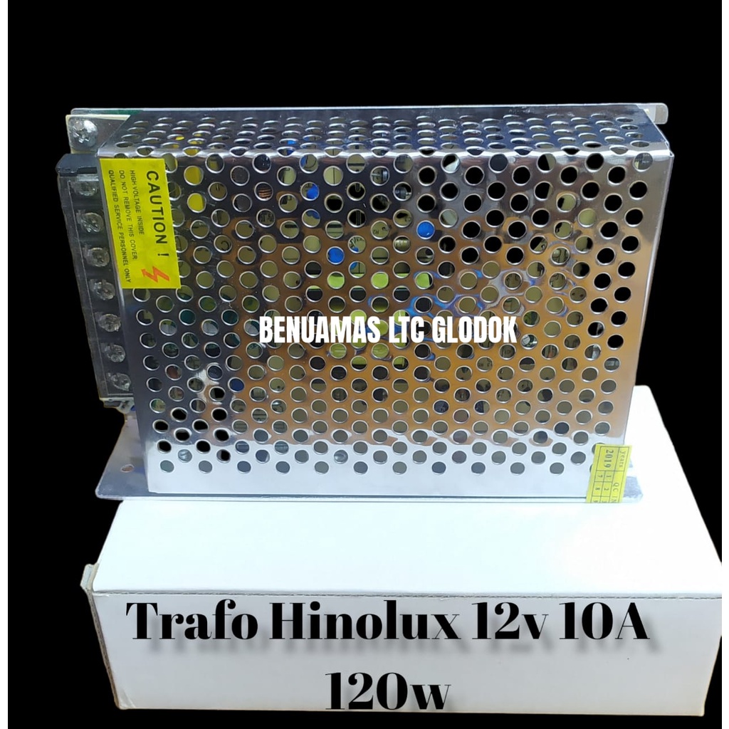 Jual Trafo Hinolux 12V 10A 120W / Trafo better light | Shopee Indonesia
