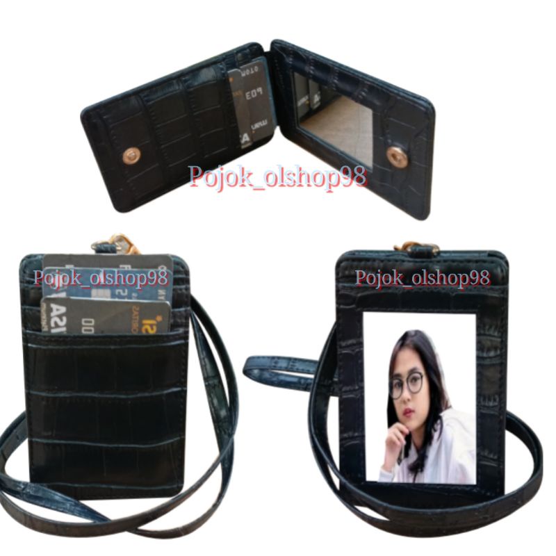 Jual Name Tag Lanyar BASIC CERMIN | ID Card Multifungsi | Lanyard ...