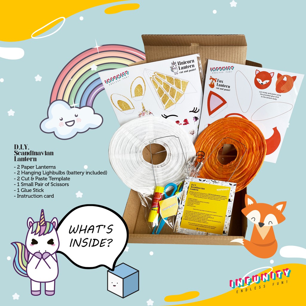 Jual DIY Scandinavian Lantern/Lampion/Activitas Edukasi Anak/Mainan/Toy ...