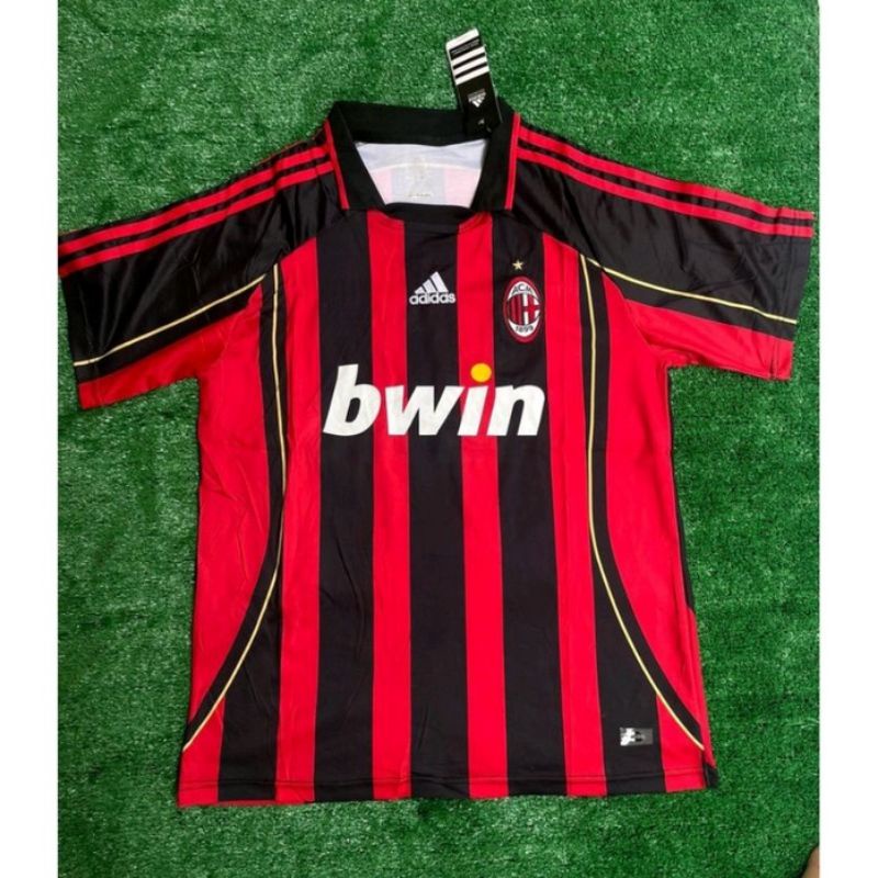 Jual Jersey retro milan BWIN | Shopee Indonesia