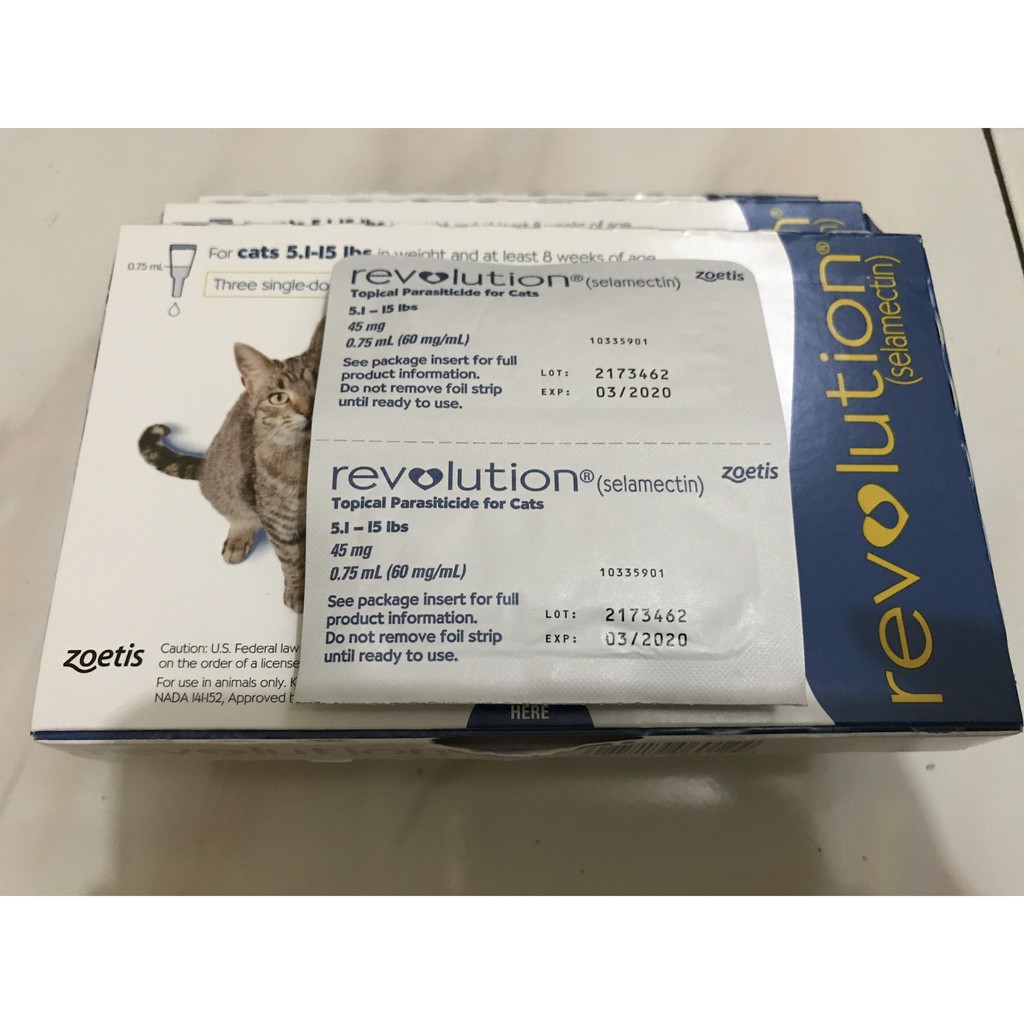 Jual Revolution - Cat - Kucing - Obat Tetes Kutu Kucing | Shopee Indonesia