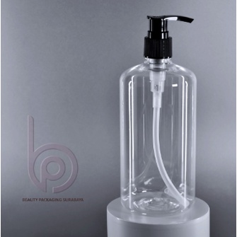 Jual TERBARU Botol Pump 500 ml NECK | Botol pump 500 ml PET hand soap lotion sabun 500ml | Botol ...