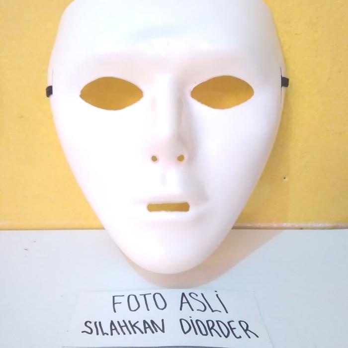 Jual Maska/ Ready Stok Topeng Putih Polos Topeng Lukis Topeng ...