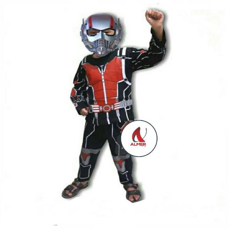 Jual BAJU ANT - MAN DAN TOPENG/BAJU SUPERHERO/BAJU SETELAN ANMANT ...