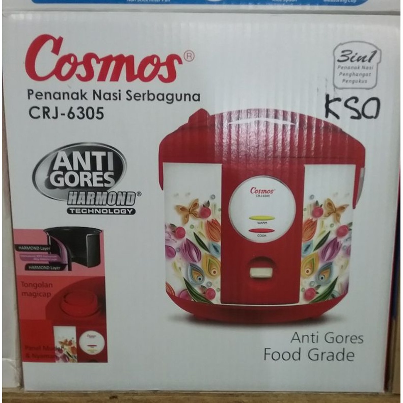 Jual MagicCom Cosmos CRJ-6305 Harmond | Shopee Indonesia