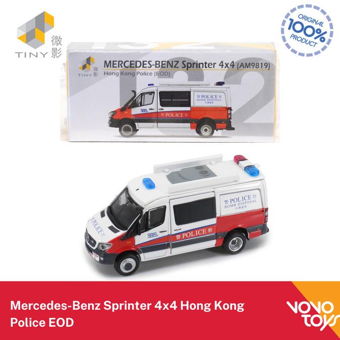 Jual Tiny Diecast 132 Mercedes-Benz Sprinter FL EOD Hong Kong Police | Shopee Indonesia