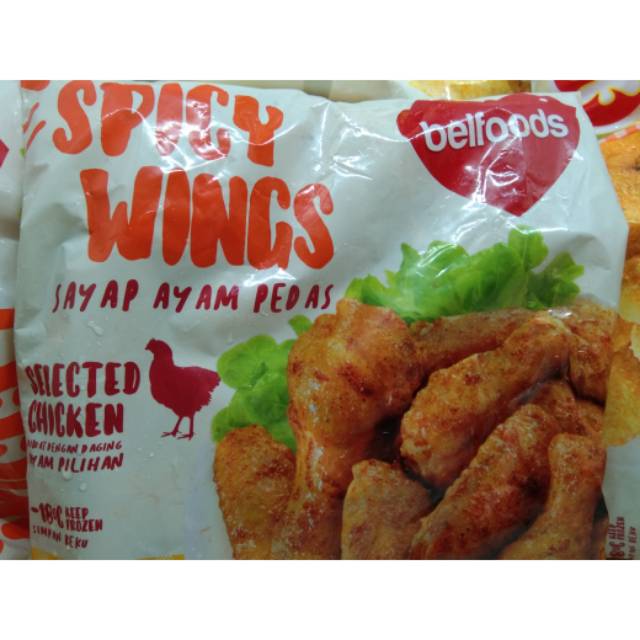 Jual Belfoods Spicy Wings @500gr | Shopee Indonesia