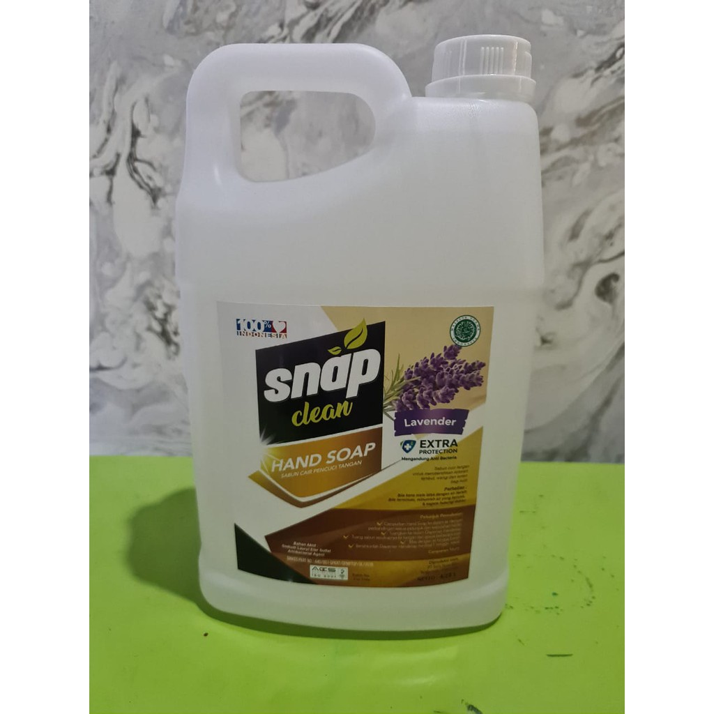 Jual Snap Clean Hand Soap 4 ltr ( Sabun Cuci Tangan ) | Shopee Indonesia