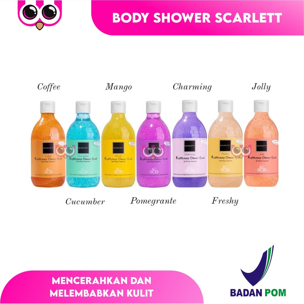 Jual [SCRUB] BODY SHOWER SCARLETT ORIGINAL / SABUN / BODY SOAP | Shopee ...