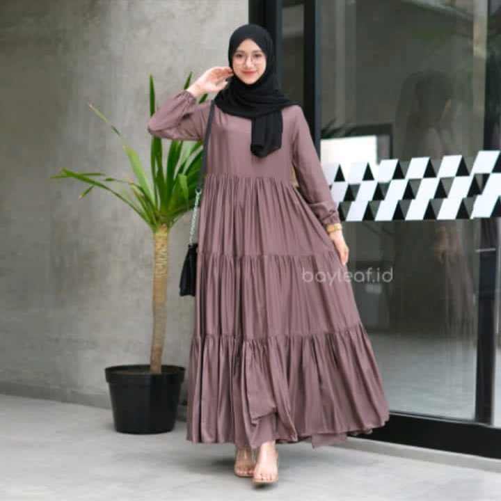 Jual GAMIS RAYON SUSUN AMANDA POLOS REMPEL WANITA - GAMIS RAYON PREMIUM ...