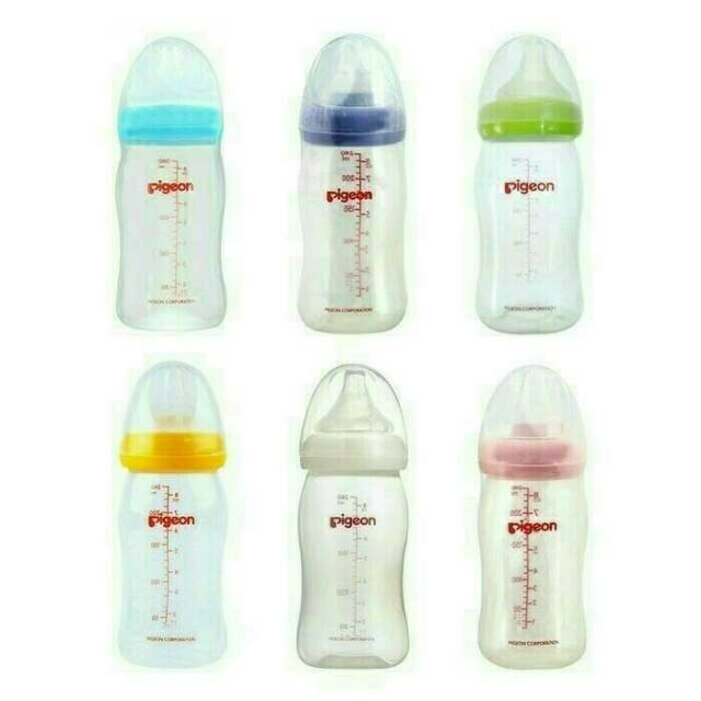 Jual Pigeon wide neck bottle botol susu / botol asi 160ml 240ml ...