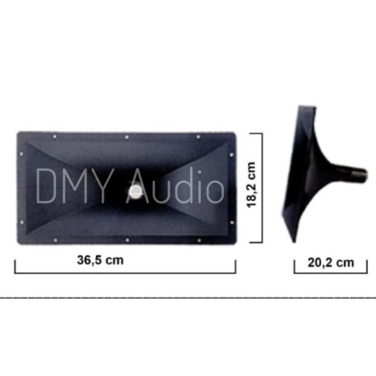 Jual Tweeter Horn PVC 36.5x18 Drat / Corong Tweeter PVC 36,5 x 18 Drat ...