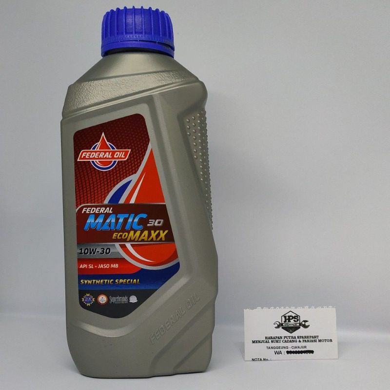 Jual oli federal matic ecoMAXX 10W-JASO MB 800 ML | Shopee Indonesia