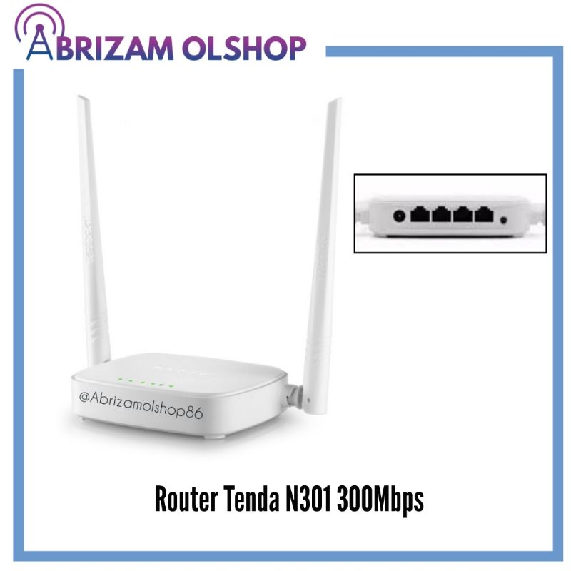 Jual TENDA N301 Router Wireless 300Mbps Easy Setup Router / GARANSI ...