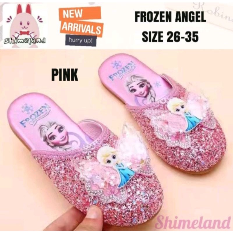 Jual Frozen Rainbow Snow Sandal Anak Perempuan Princess Elsa Kado Gift ...