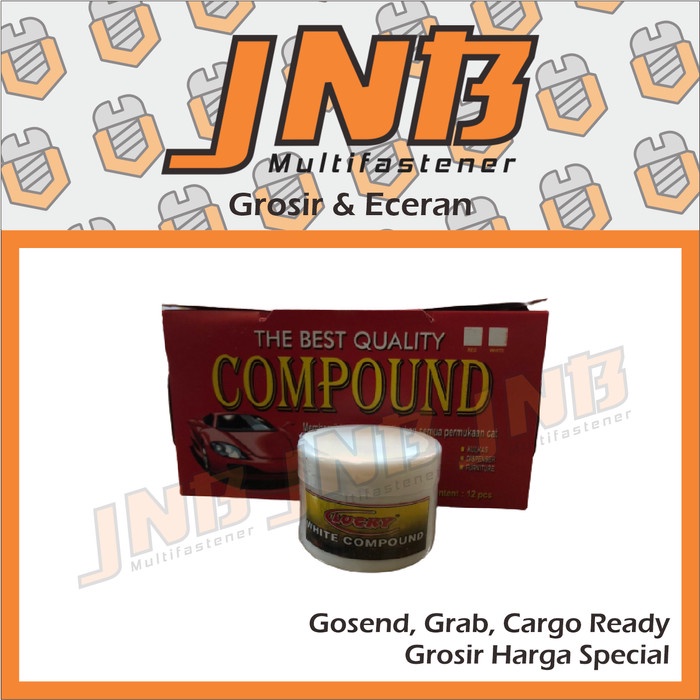 Jual LUCKY White Compound- Kumpon Kompon Putih Halus - Multifungsi Premium | Shopee Indonesia